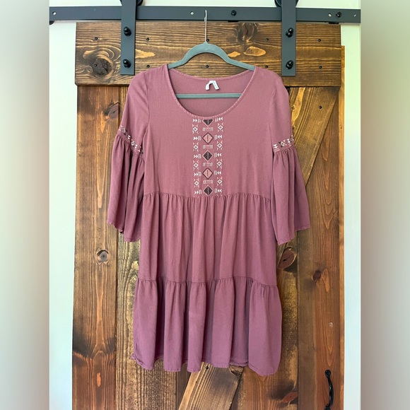 Mudd | Dresses | Mudd Boho Pink Dress | Poshmark